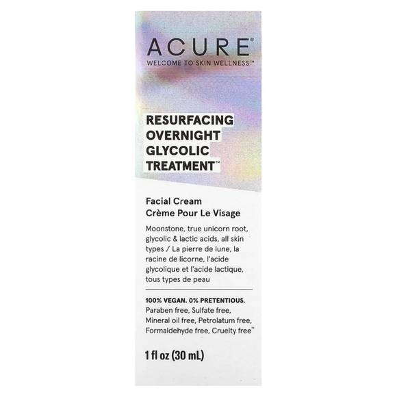 Acure | Skincare | Sealed Acure Resurfacing Overnight Glycolic ...